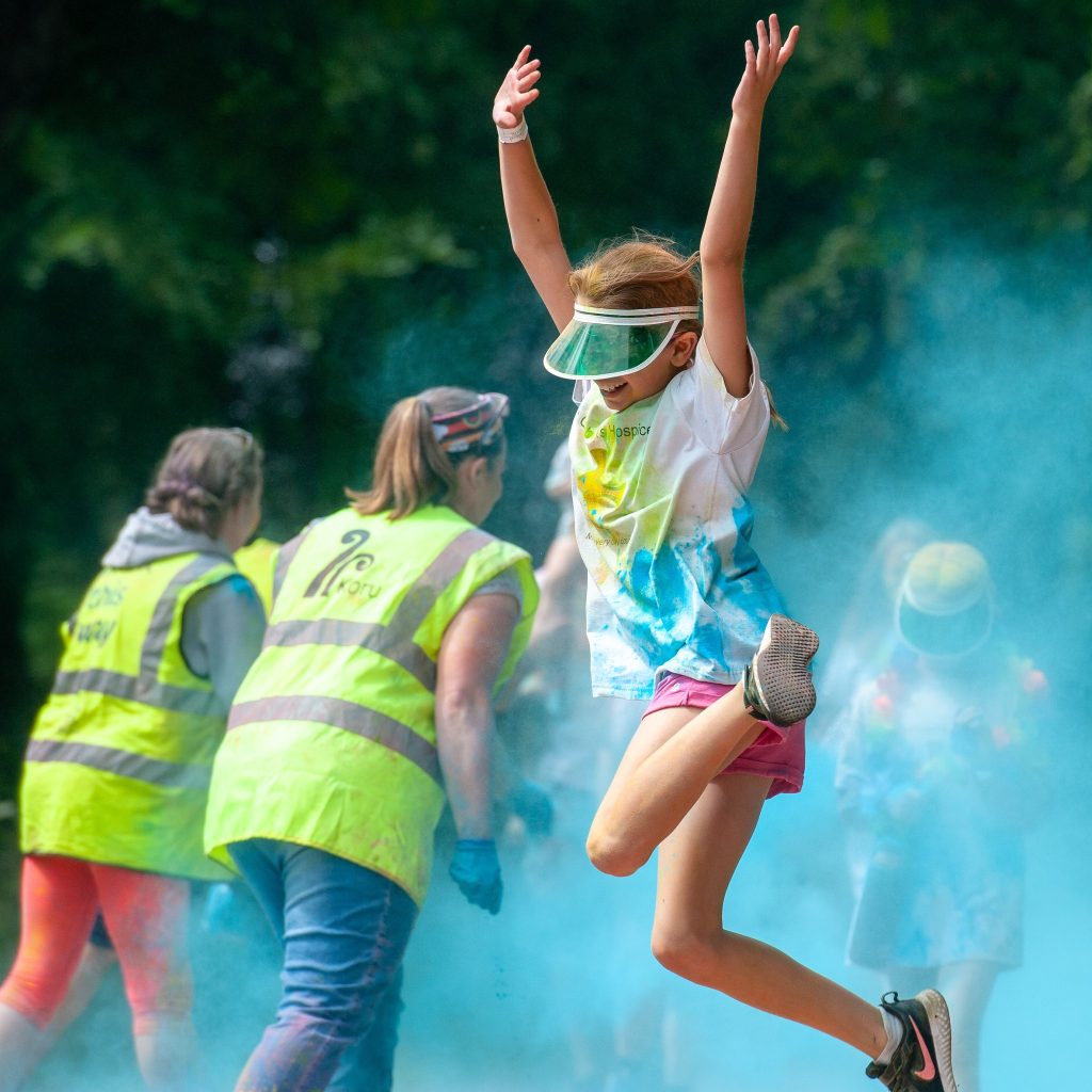 Volunteering at Rainbow Ramble - St Cuthbert's Hospice