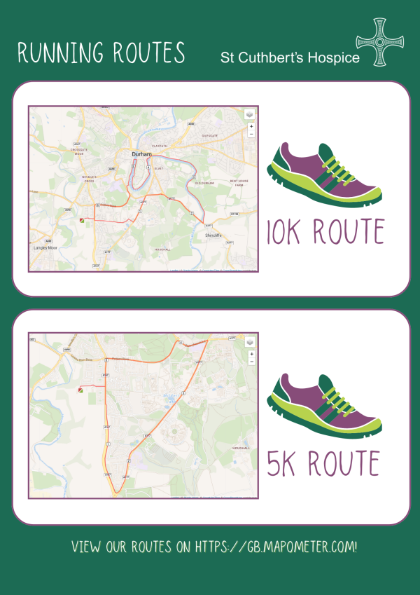 Running Routes - St Cuthbert's Hospice